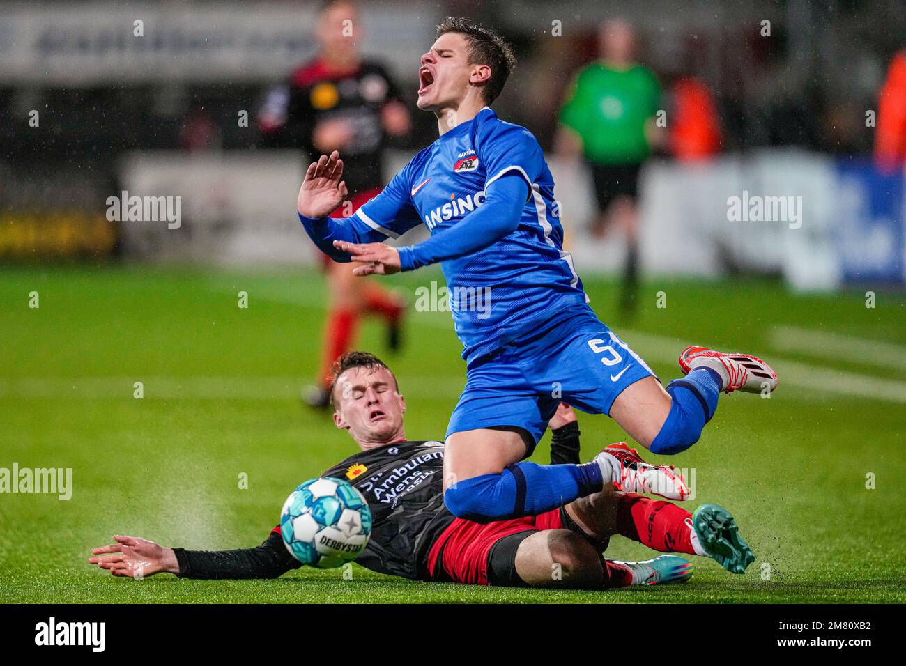ROTTERDAM, NETHERLANDS - JANUARY 11: Peer Koopmeiners of Excelsior ...