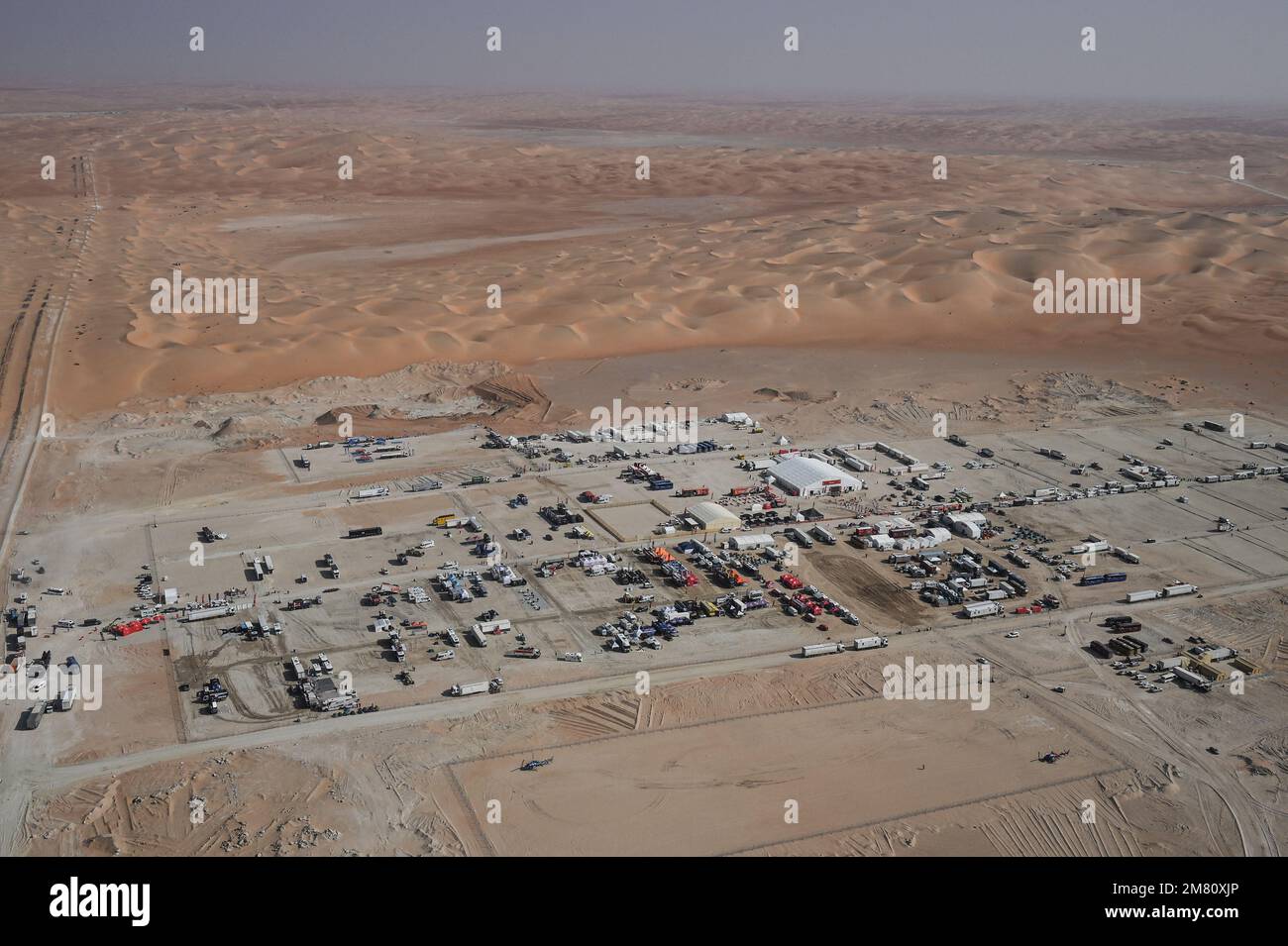 BIVOUAC SHAYBAH Empty QUARTER during the Stage 10 of the Dakar 2023 ...