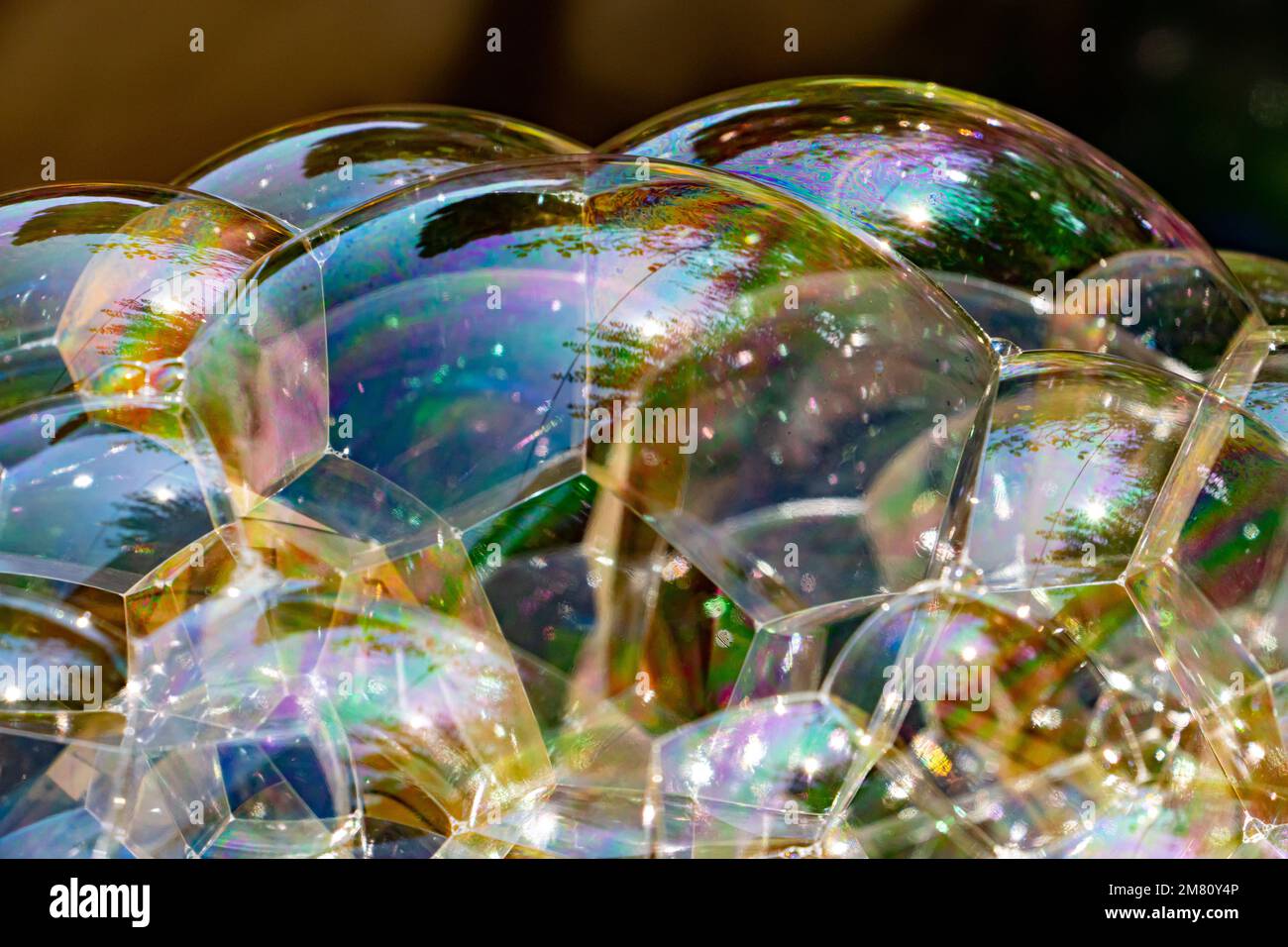 Colorful soap bubbles connected to each other Stock Photo - Alamy Colorful soap bubbles connected to each other Stock Photo - Alamy