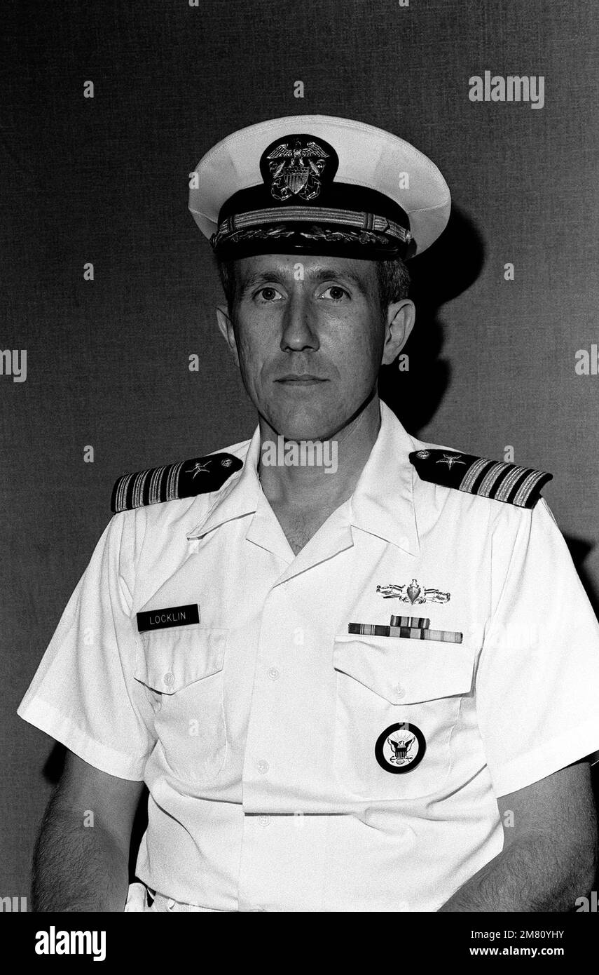 Captain Ralph H. Locklin, USN (covered). Country: Unknown Stock Photo ...
