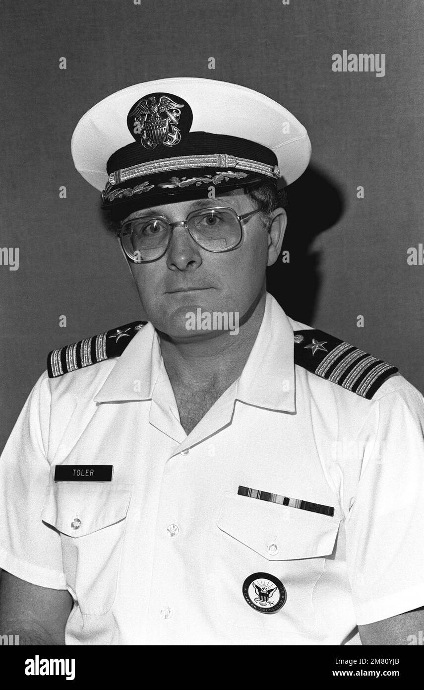 Captain William G. Toler, USN (covered). Country: Unknown Stock Photo ...