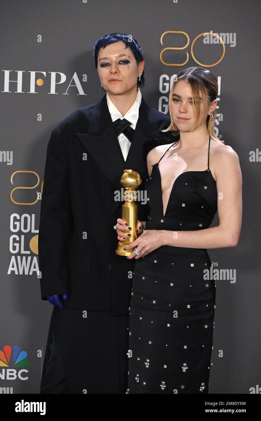 Los Angeles, USA. 10th Jan, 2023. Emma D'Arcy & Milly Alcock, best ...
