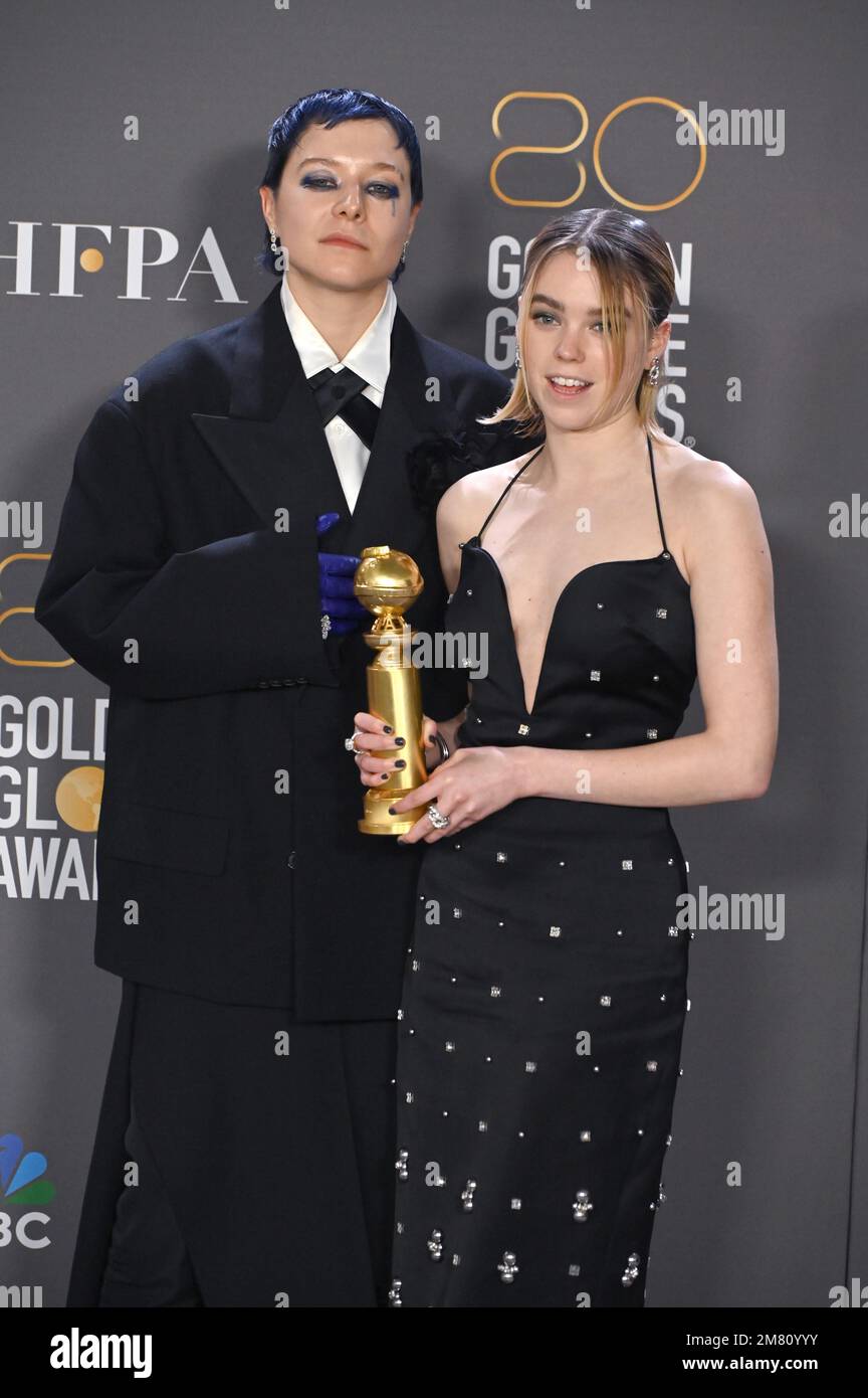 Los Angeles, USA. 10th Jan, 2023. Emma D'Arcy & Milly Alcock, best ...
