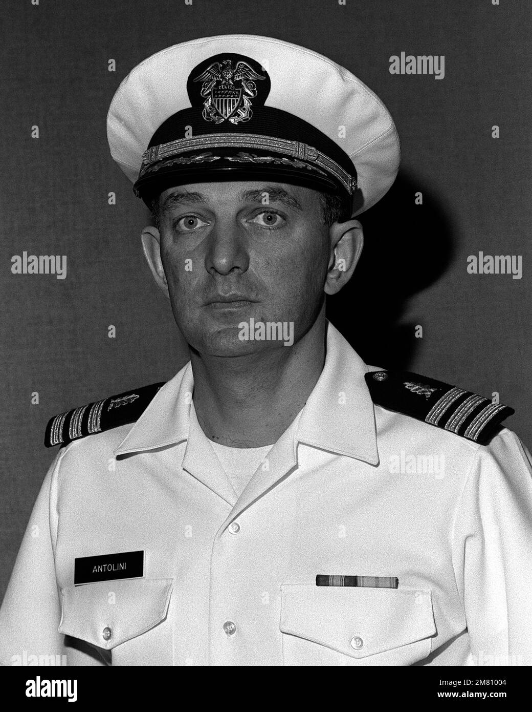 Commander Anthony P. Antolini, USN (covered). Country: Unknown Stock ...