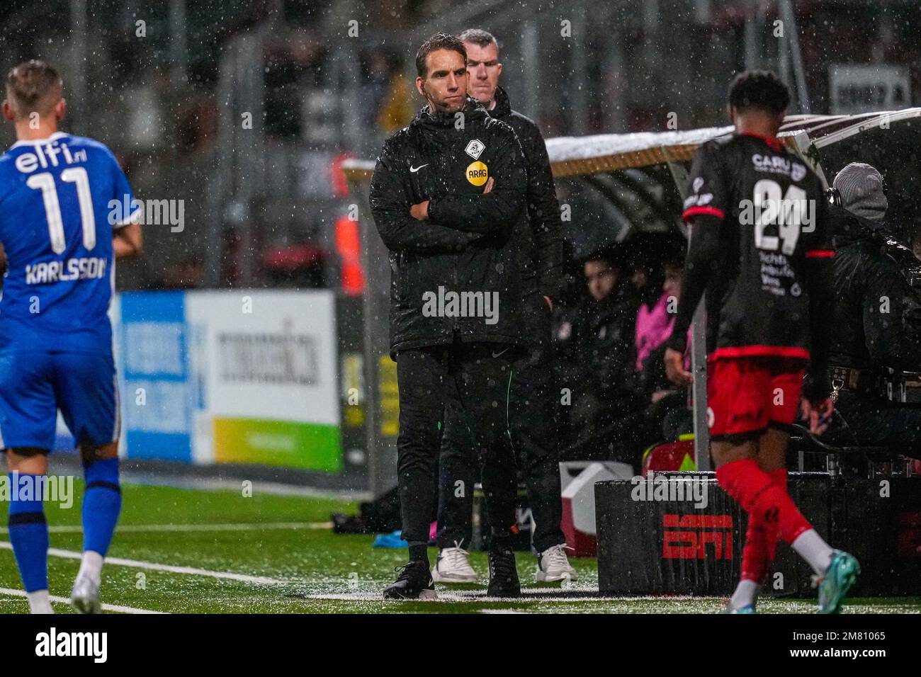 ROTTERDAM, NETHERLANDS - JANUARY 11: fourth official Clay Ruperti ...