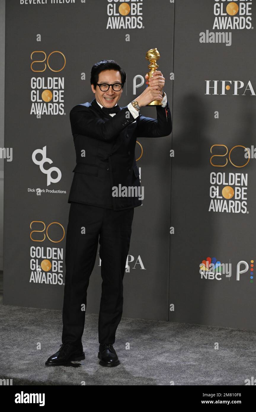 Los Angeles, USA. 10th Jan, 2023. Ke Huy Quan, Best Supporting Actor ...