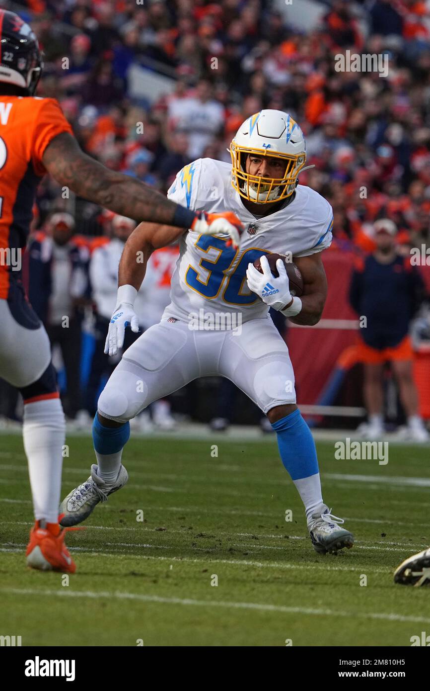 Los Angeles Chargers cornerback Ja'Sir Taylor (36) plays against the ...
