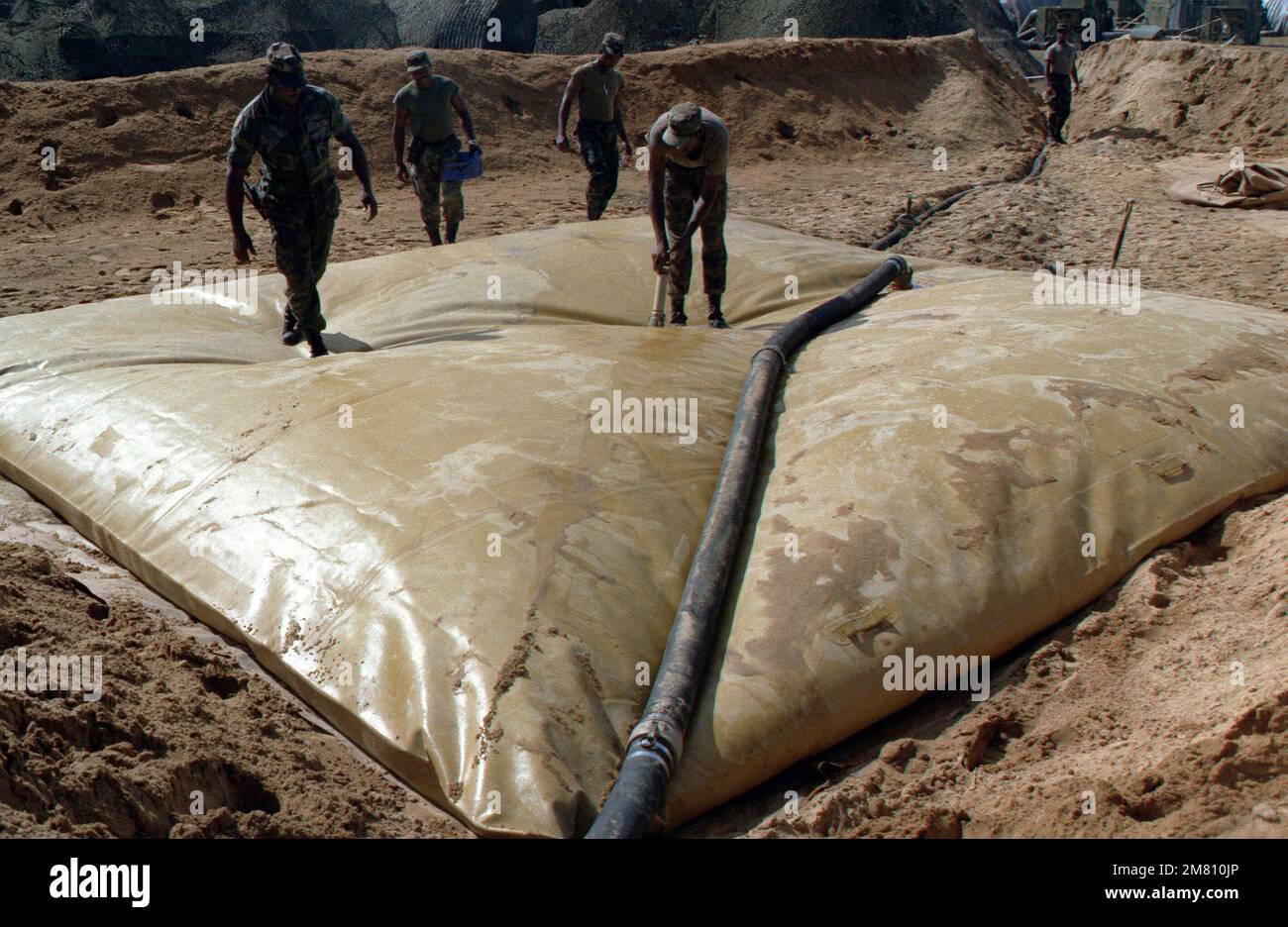 SPECIALIST 4 Zebadiah Johnson of the 110th Quartermaster Company, 260th ...