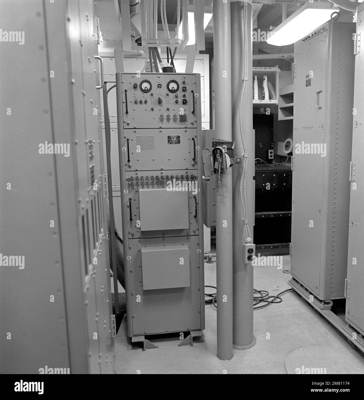 The sonar equipment room aboard the guided missile frigate DE WERT (FFG ...