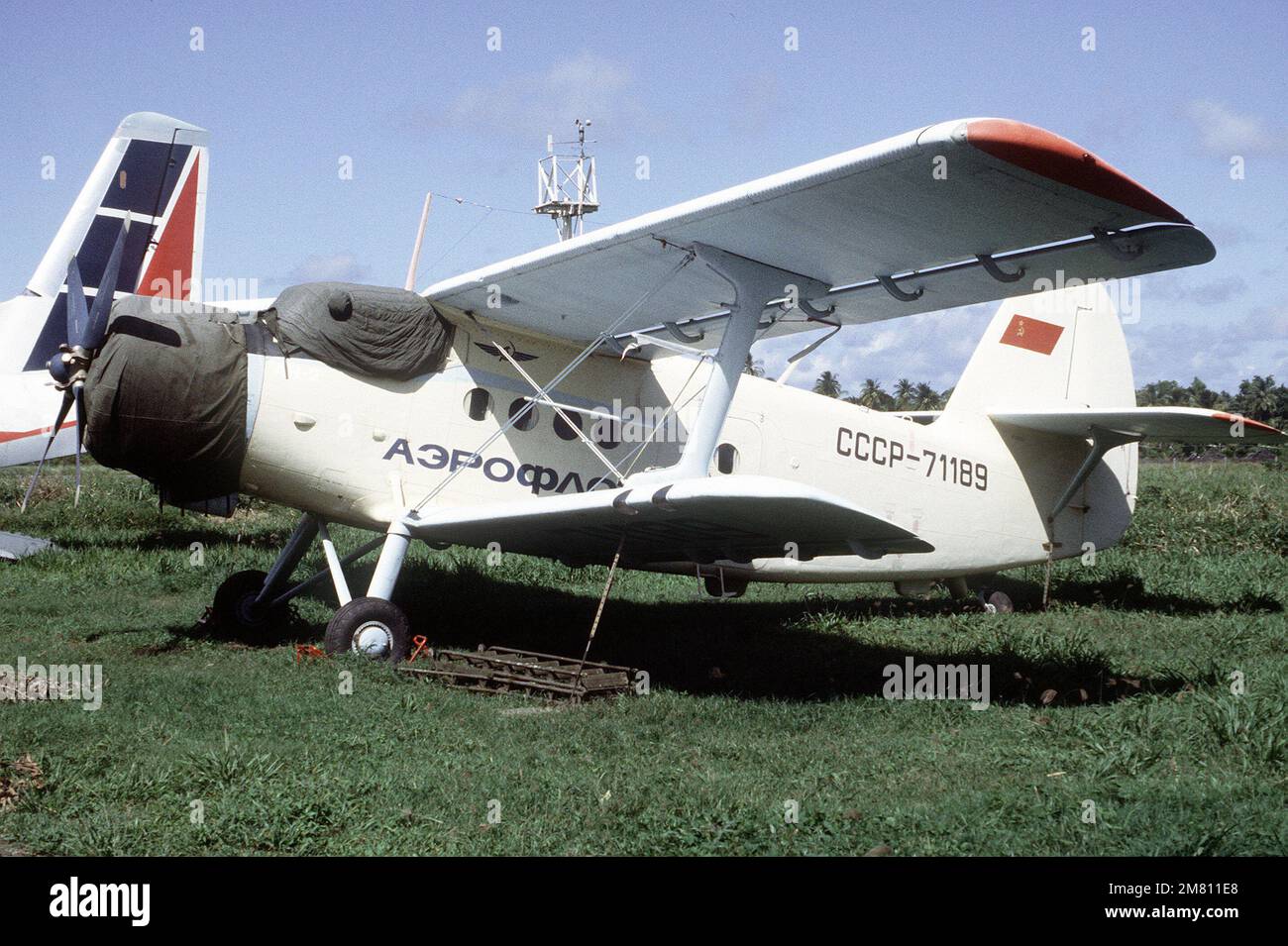 A left side view of a Soviet An-2 Colt aircraft seized at Pearls ...