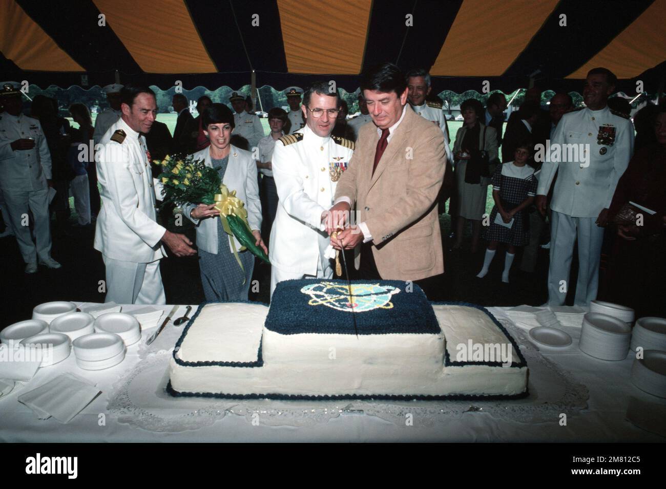 Captain Richard H. Truly, commanding officer of the recently formed US ...