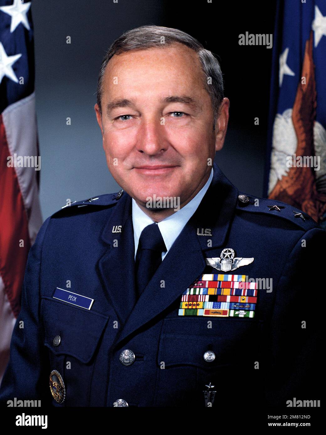 Major General Earl G. Peck, USAF (uncovered). Country: Unknown Stock ...