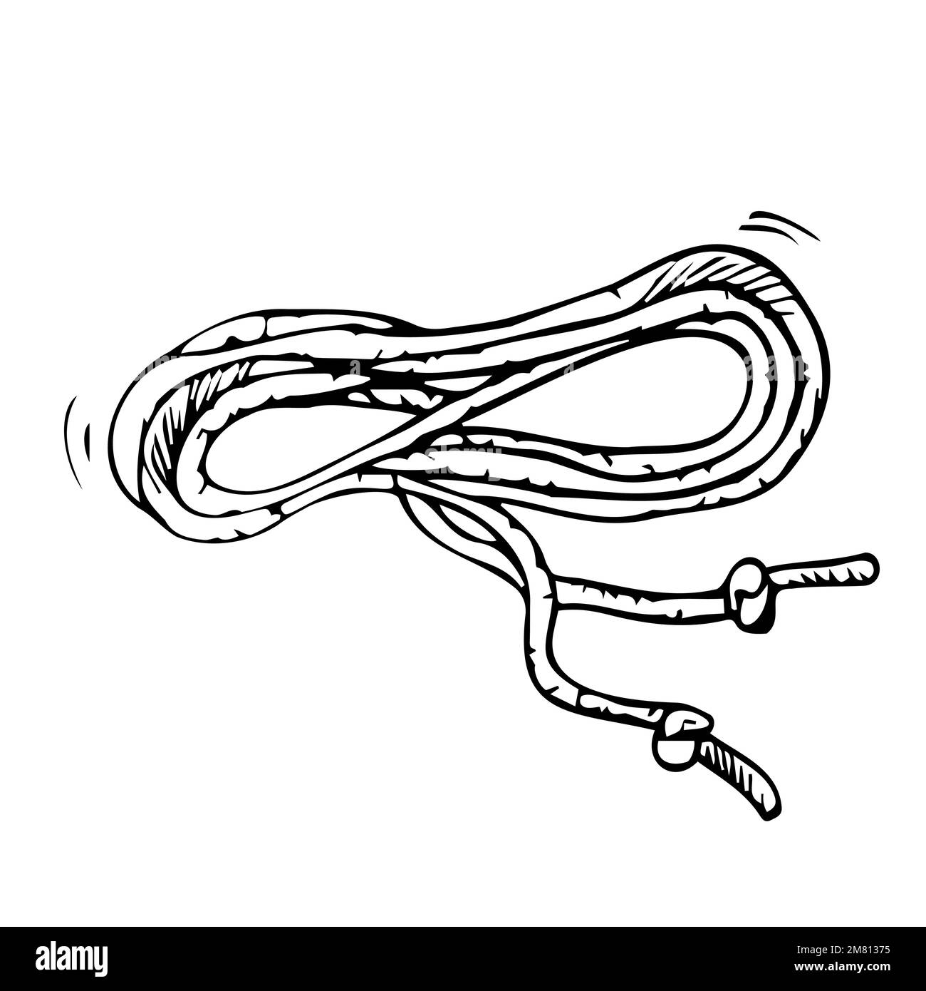 Vector doodle jumping rope icon. rhythmic gymnastic skipping rope Stock ... Vector doodle jumping rope icon. rhythmic gymnastic skipping rope Stock ...