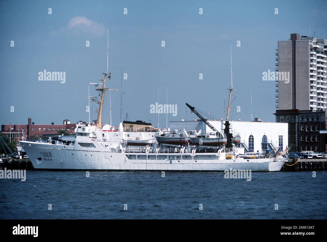 A port view of the National Oceanic and Atmospheric Administration ...
