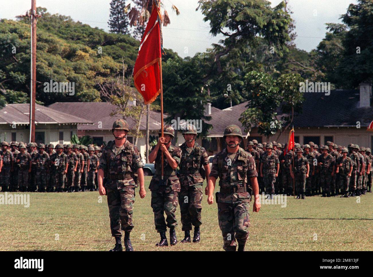 Lieutenant Colonel (LTC) Myrt W. Webb Jr., left and LTC Edward T ...