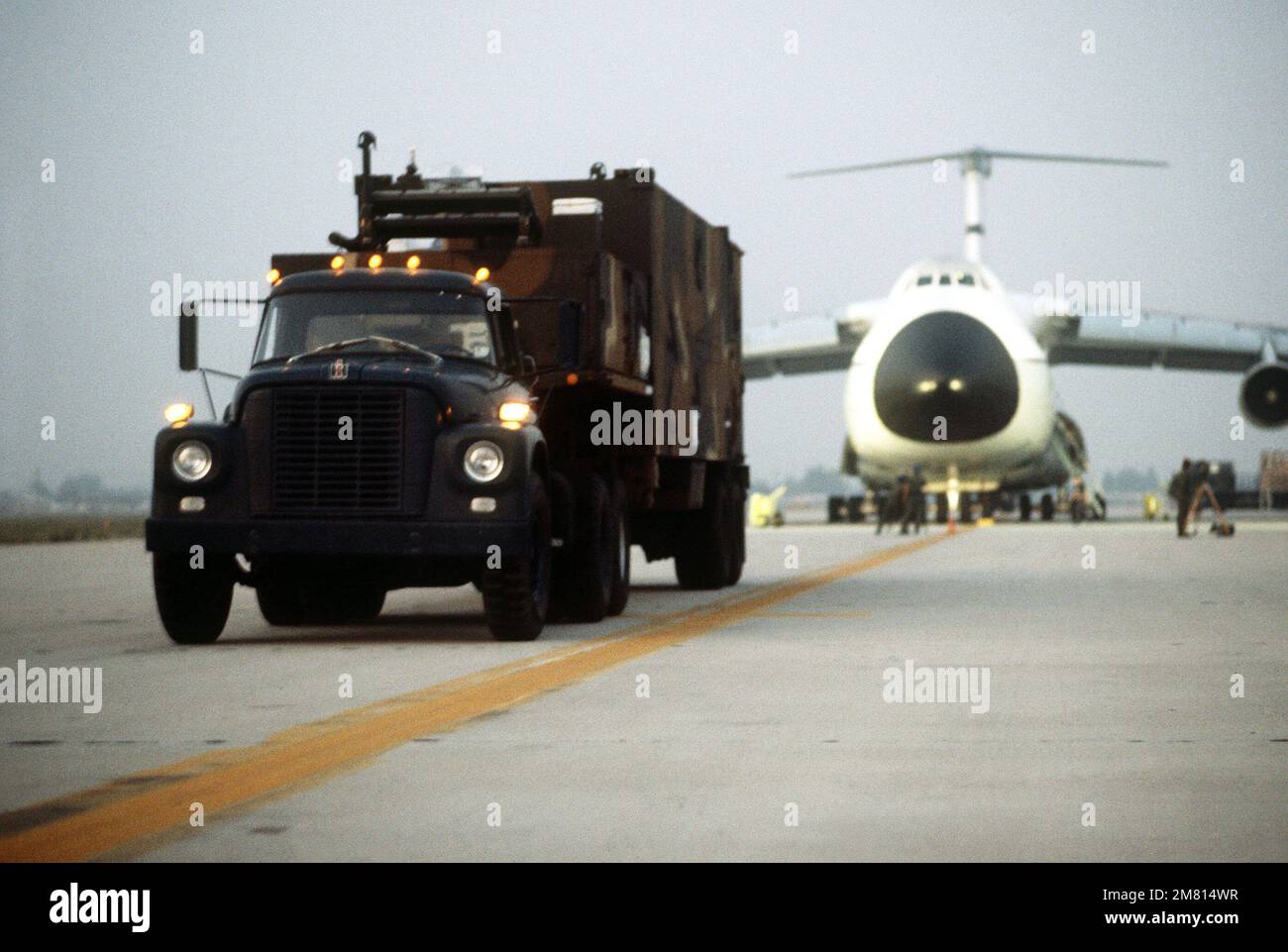 A Ground Launch Cruise Missile Launch Control Center after its arrival ...