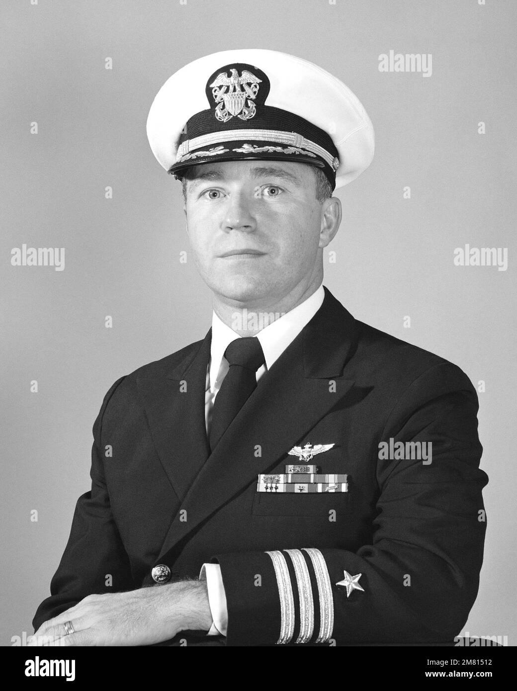 Commander John K. Bray, USNR (covered). Country: Unknown Stock Photo ...