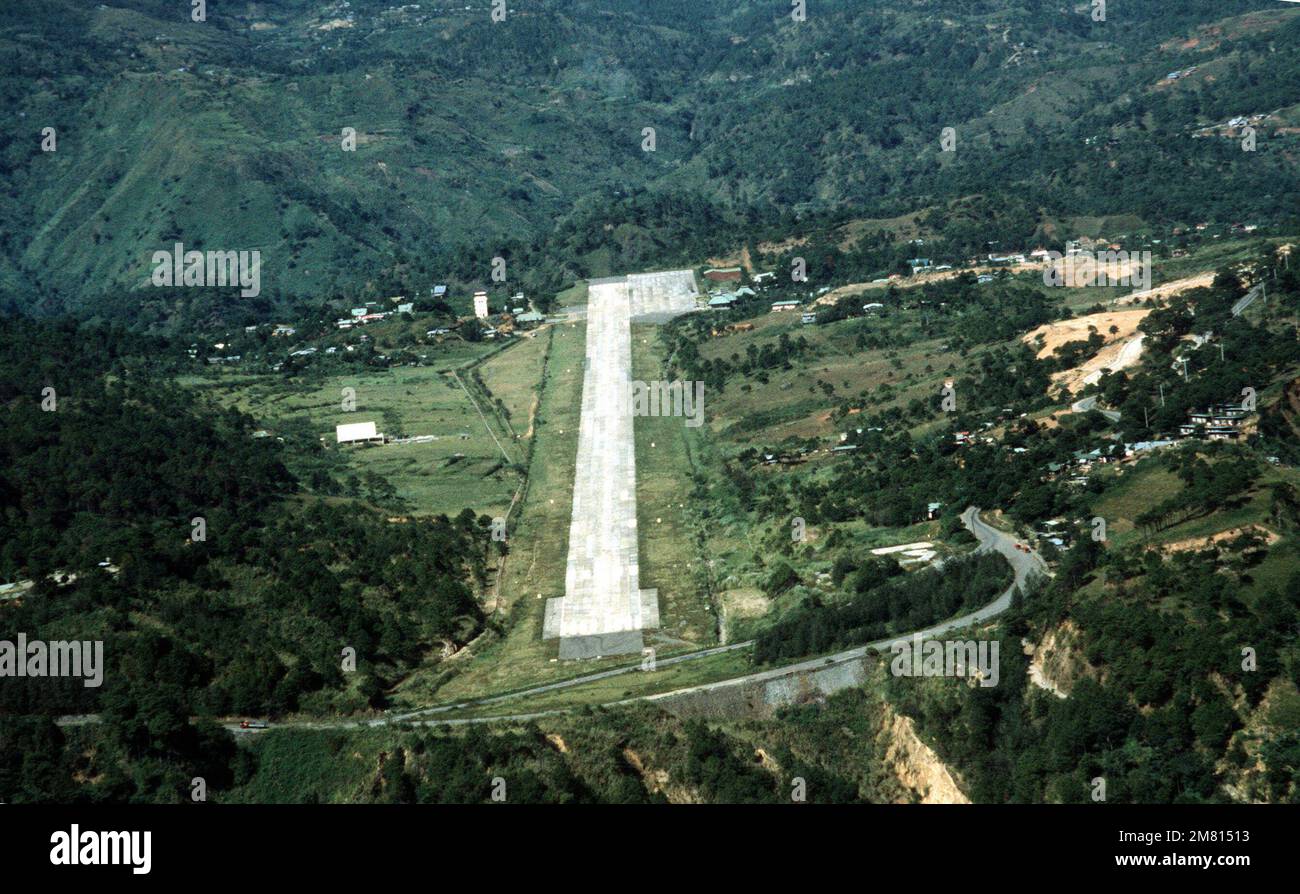 An aerial view of the Baguio aircraft. Base: Luzon Country: Republic Of ...