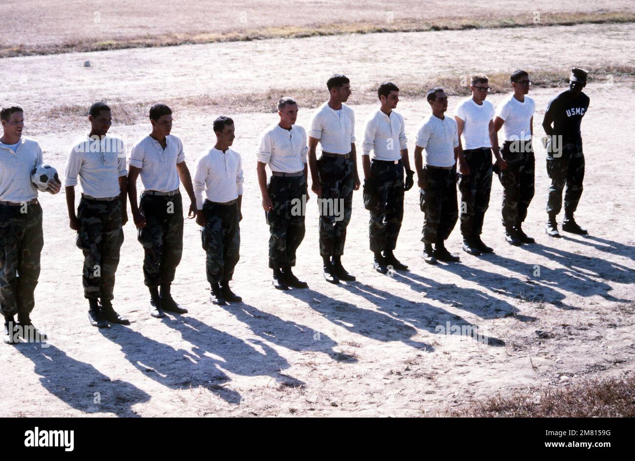 US Marines form a soccer team to play Republic of Korea servicemen ...
