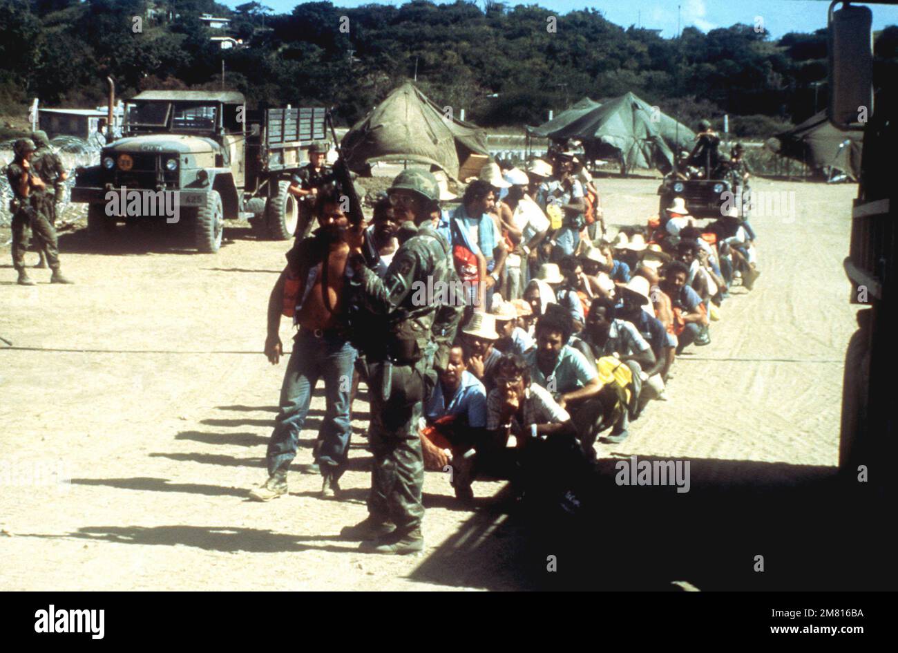 Members of the 16th Military Police Brigade, XVIII Airborne Corps ...