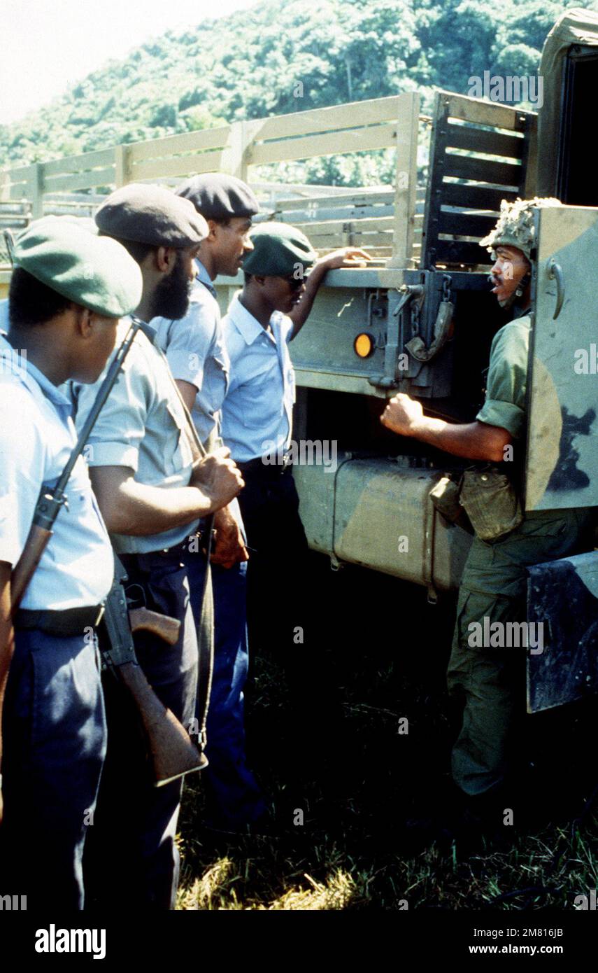 Members eastern caribbean defense force hi-res stock photography and ...
