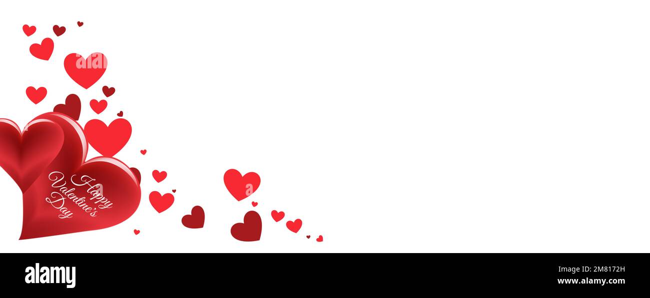 Hearts background with glitter and copy space for design Stock Photo ...