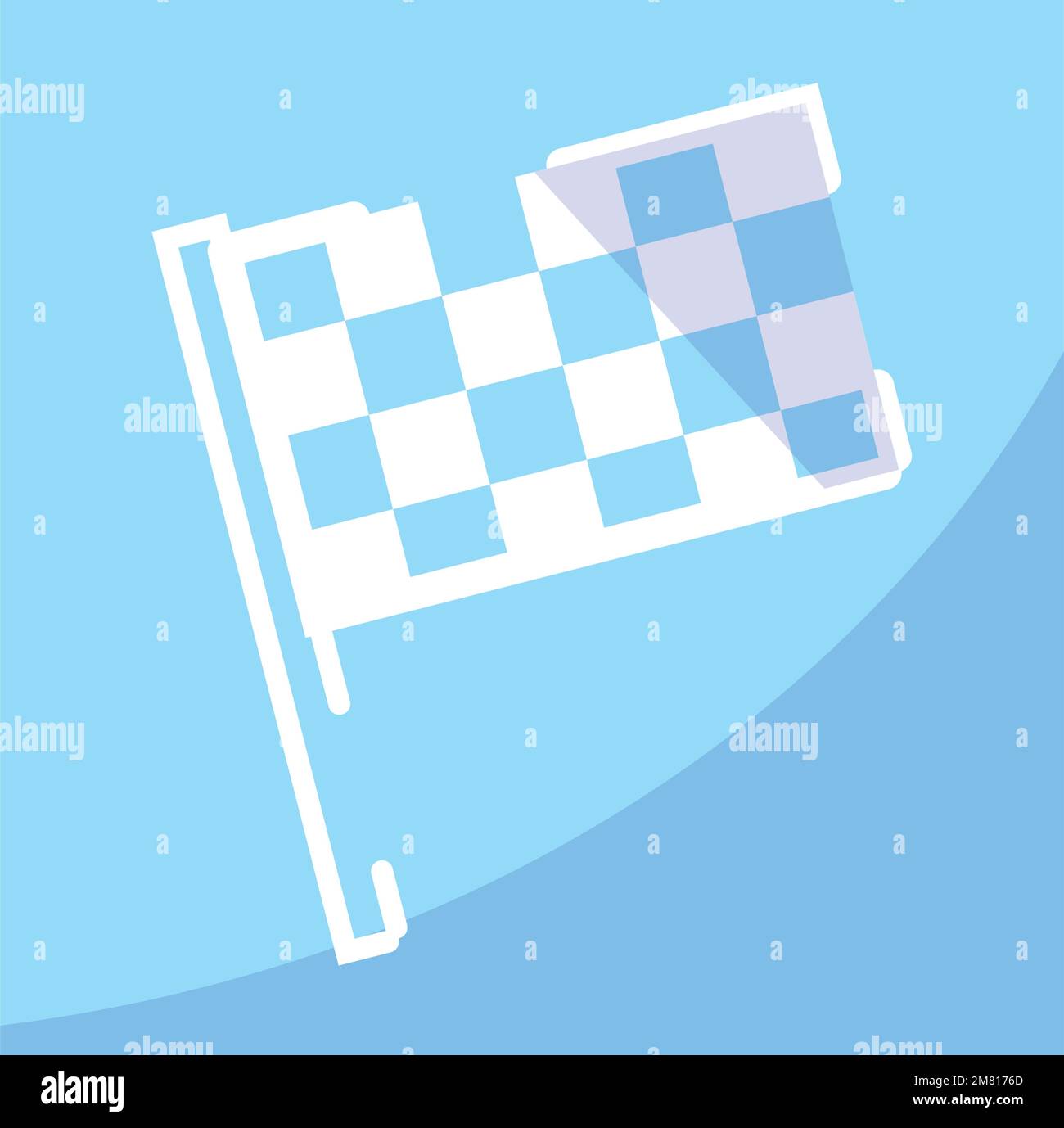 Icon finish flag hi-res stock photography and images - Alamy