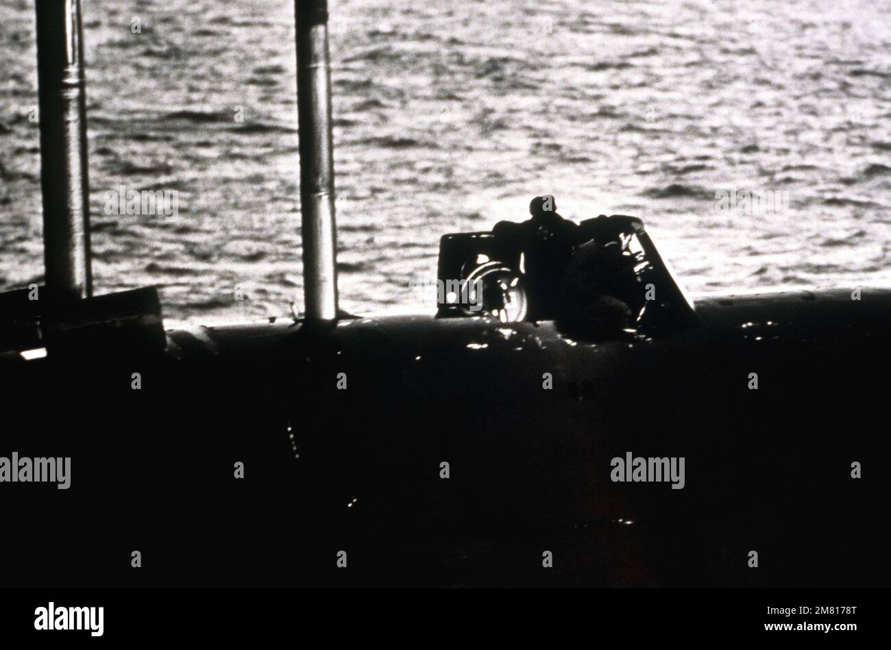 A view of a the conning tower on a Soviet Alfa class nuclear-powered ...