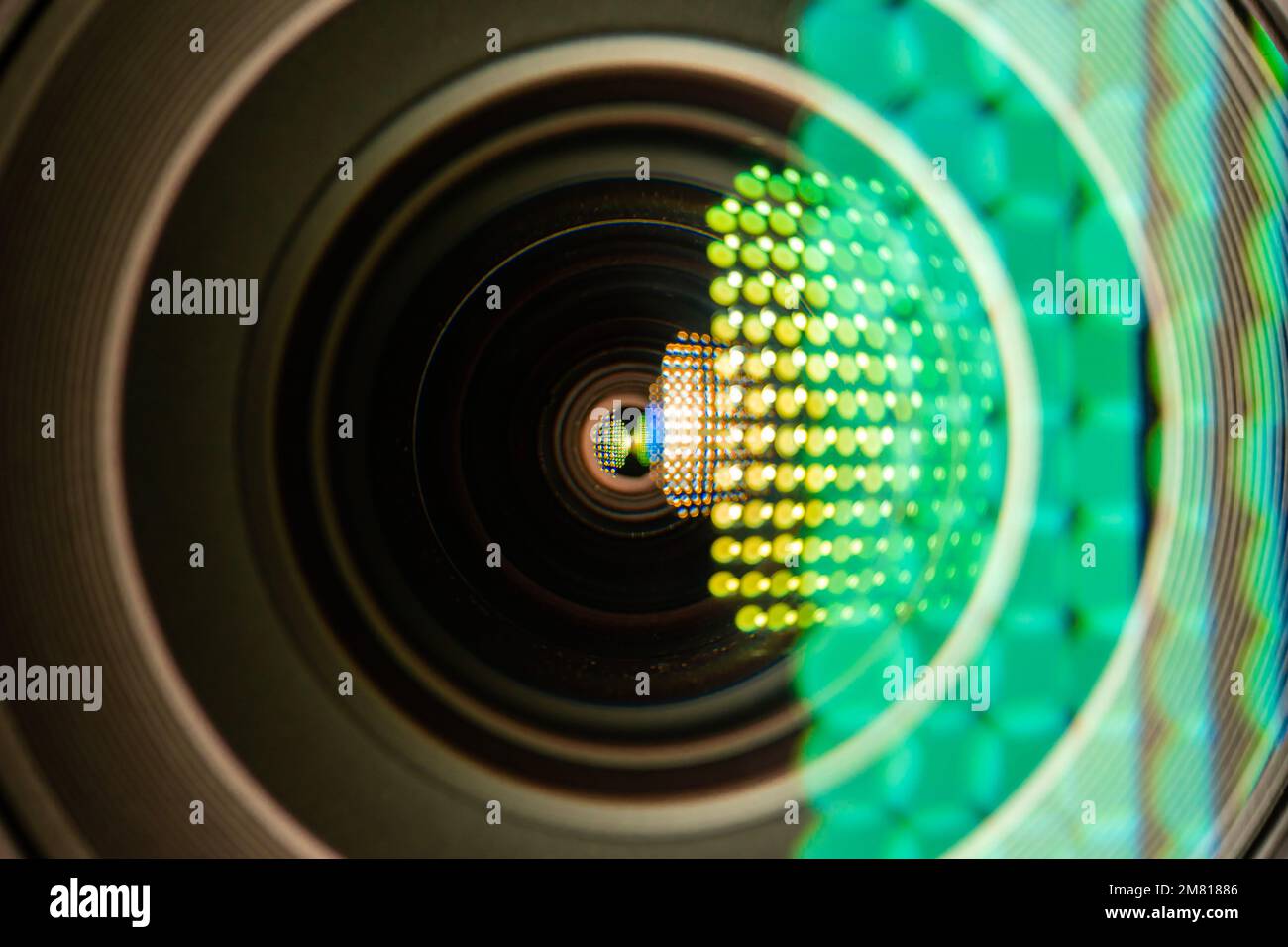 A closeup view of a lens- perfect for background and wallpaper use ...