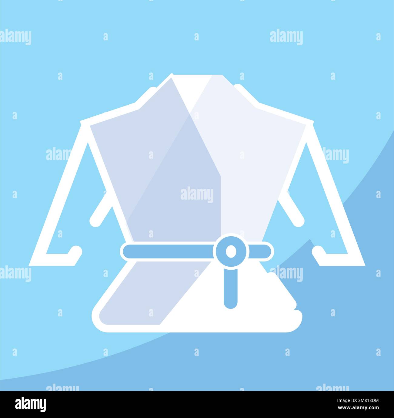 Isolated karate training uniform icon Vector Stock Vector Image & Art ...