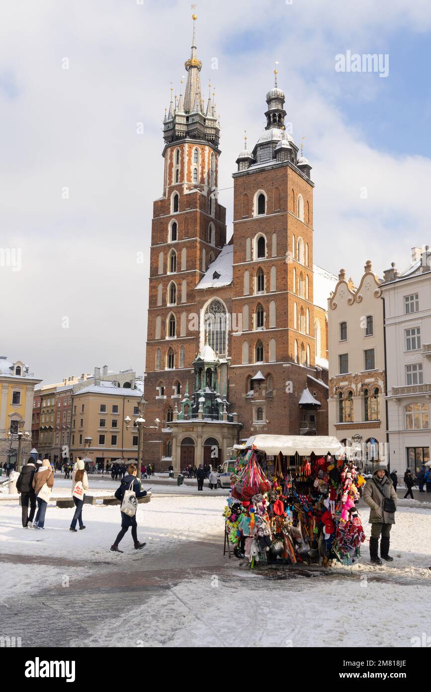 St marys basilica winter hi-res stock photography and images - Alamy