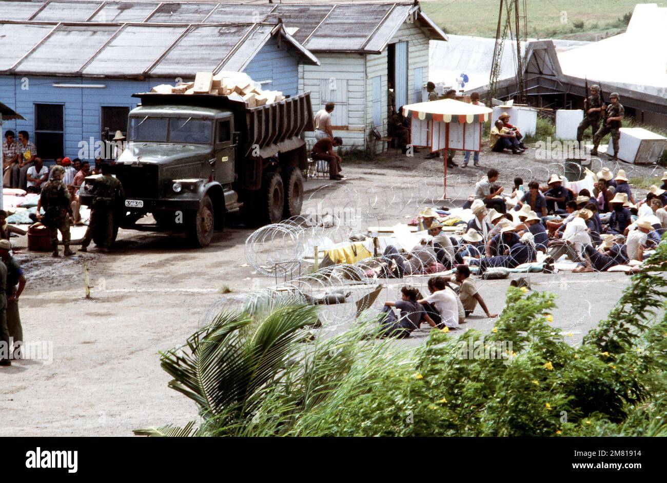 Cubans captured during Operation URGENT FURY. Subject Operation/Series ...