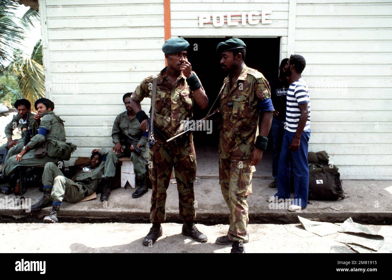 Members eastern caribbean defense force hi-res stock photography and ...