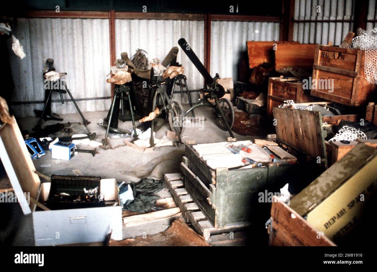 Cuban weapons, including a recoilless rifle and mortars, captured ...