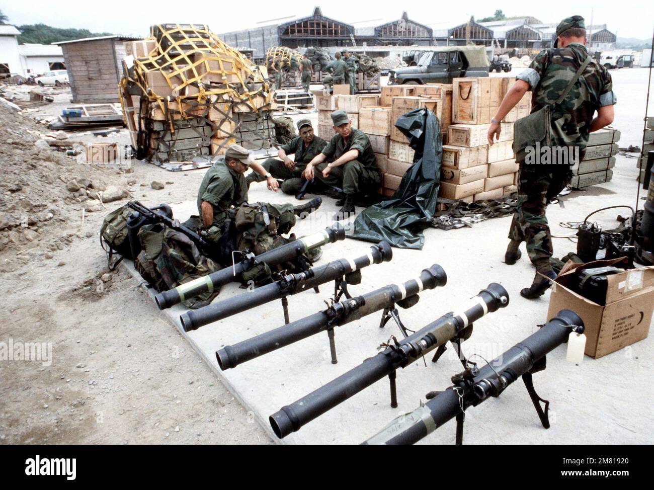 90 mm M67 recoilless rifles used by US military personnel Operation ...