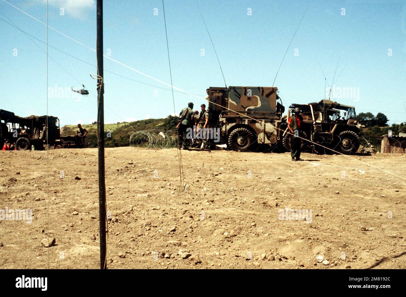 A US Army M561 Gama Goat is used during Operation URGENT FURY. Subject ...