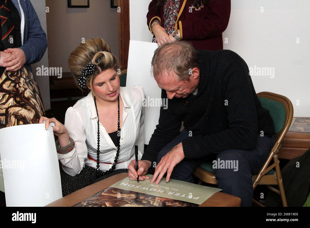 Peter Howson Artist at Maclaurin Art Gallery, Rozelle Park , Ayr ...