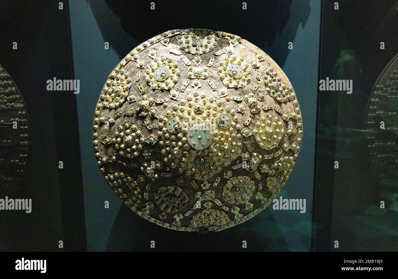 A Kalkan shield, Turkey 17th century armour, now in the Wawel Castle ...