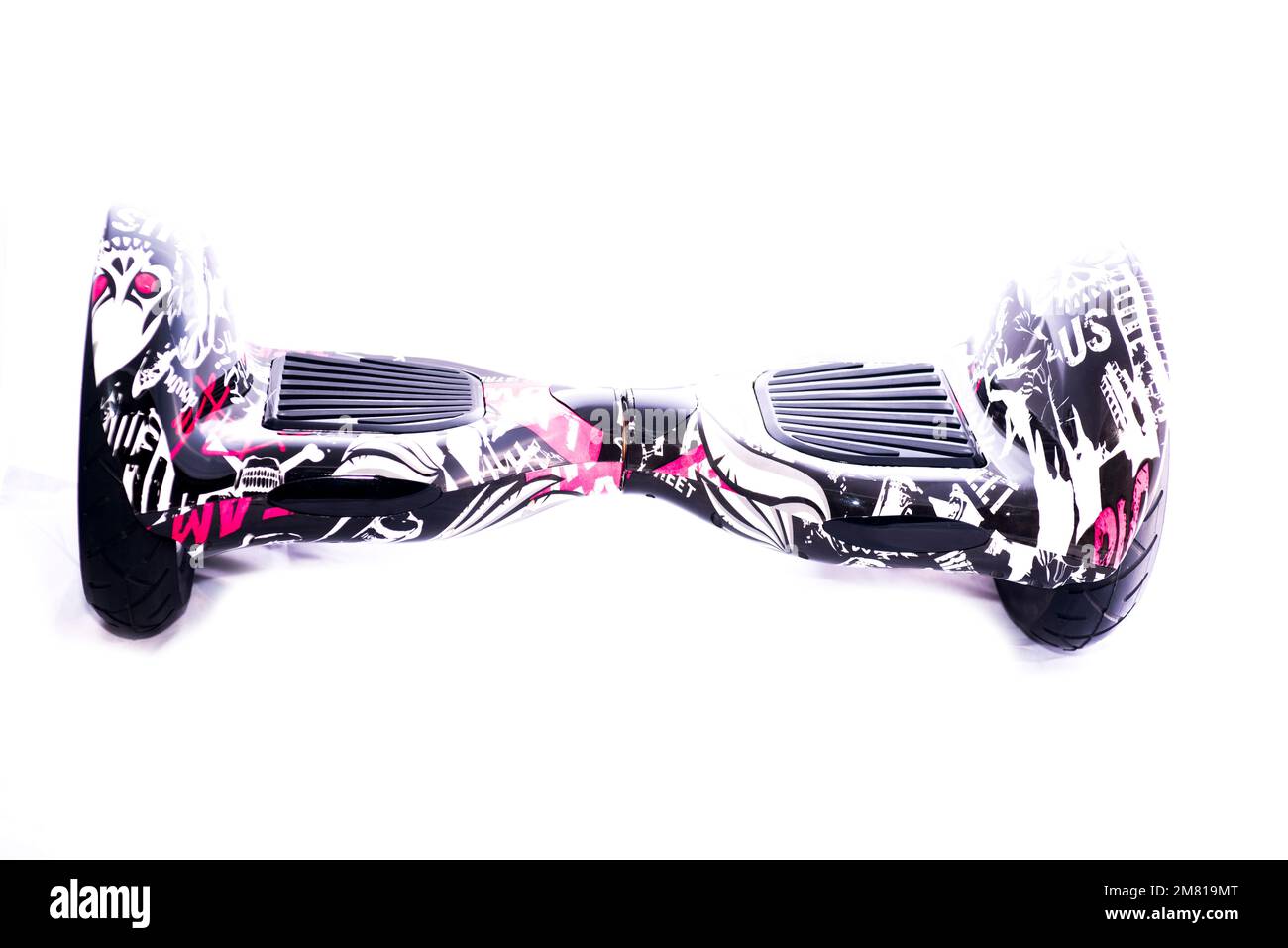 A closeup of hoverboard isolated on white background Stock Photo - Alamy