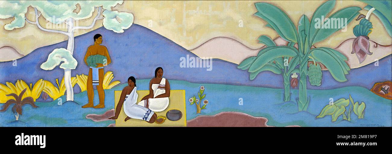 Arman Manookian - Mural - 1930 Stock Photo - Alamy