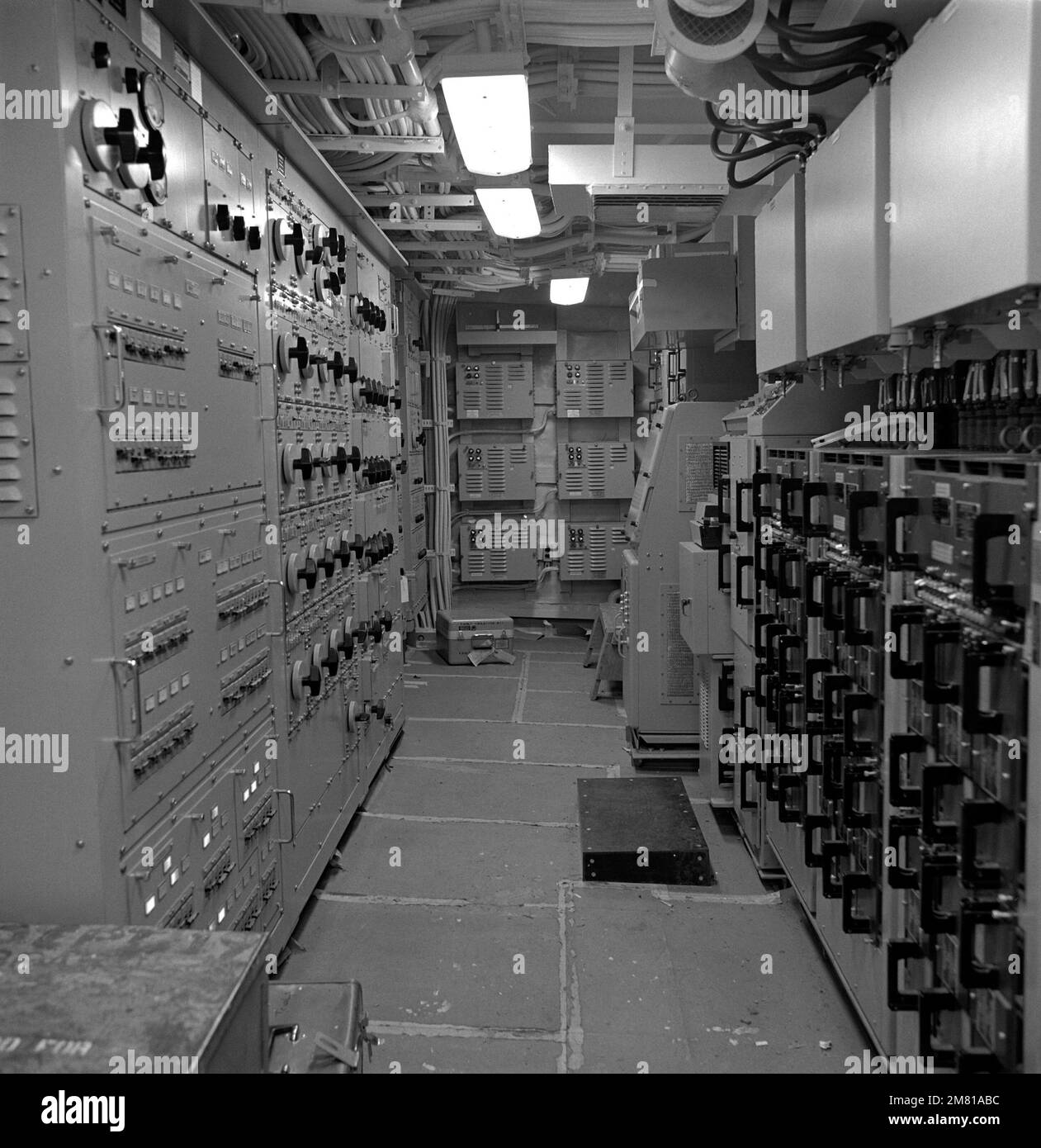 The combat information center aboard the guided missile frigate ...