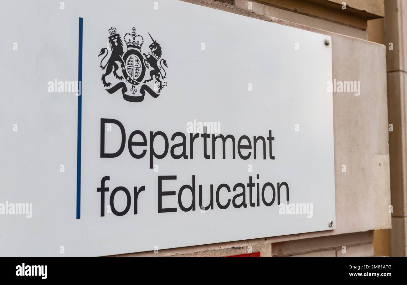 Department for education signage hi-res stock photography and images ...