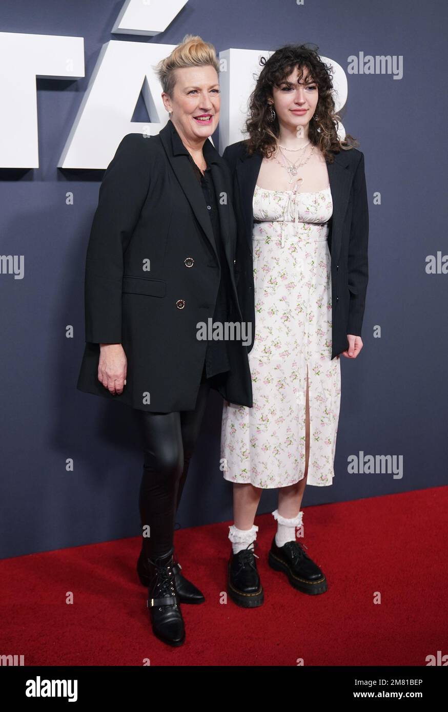 Dame Sarah Connolly and daughter Lily attending the premiere of TAR, at ...