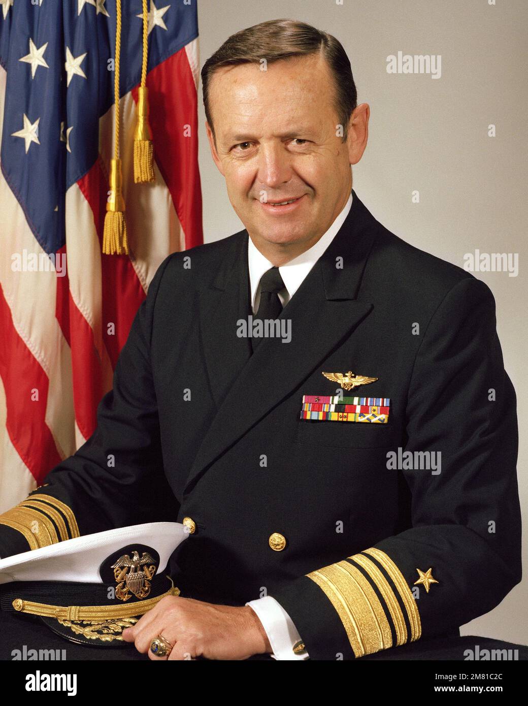 Vice Admiral Richard A. Miller, USN (uncovered). Country: Unknown Stock ...