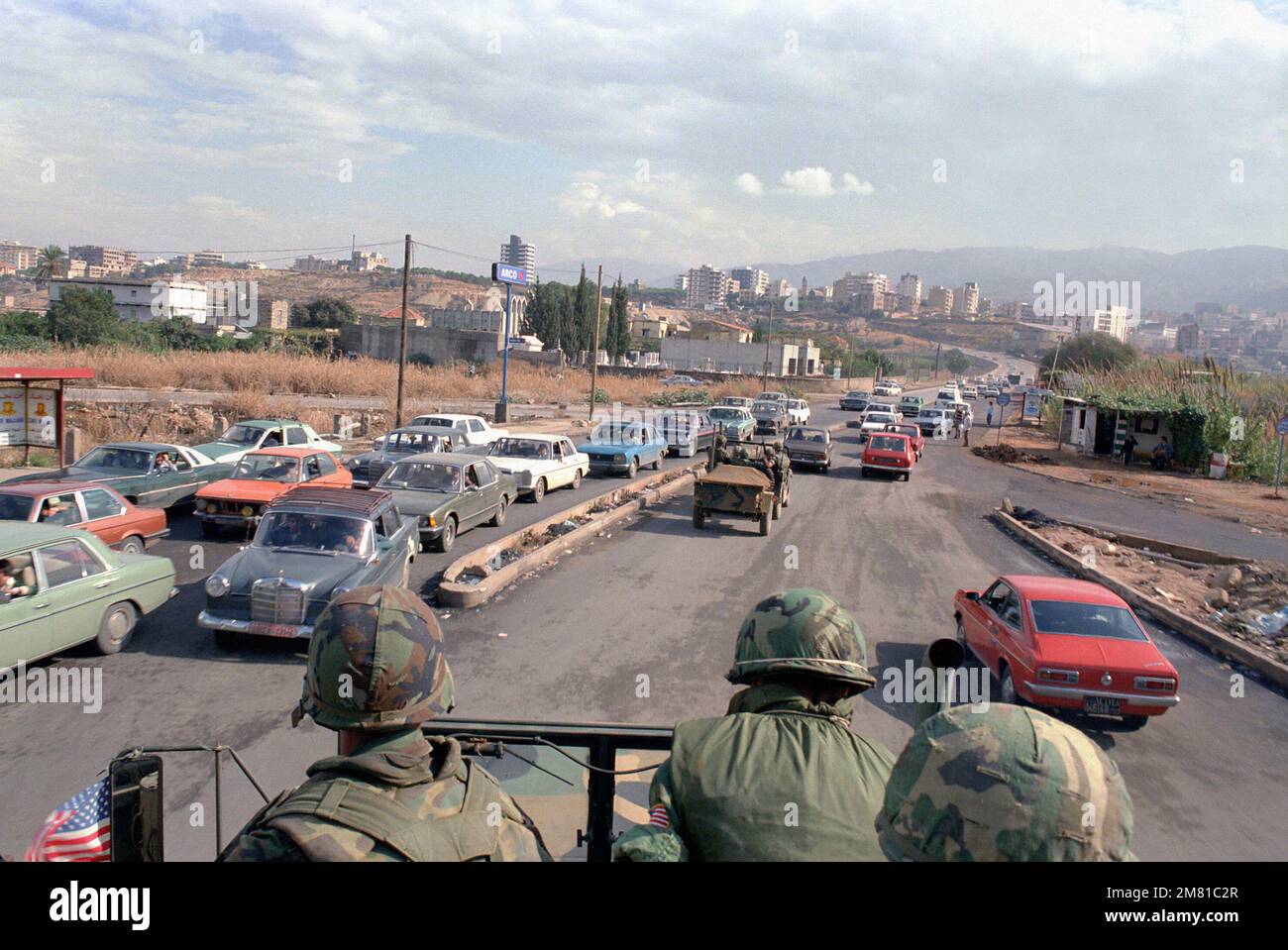 DM-SC-85-09294. Base: Beirut Country: Lebanon (LBN Stock Photo - Alamy