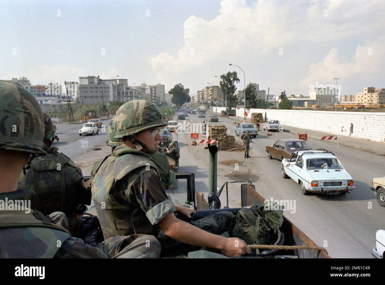 DM-SC-85-09299. Base: Beirut Country: Lebanon (LBN Stock Photo - Alamy