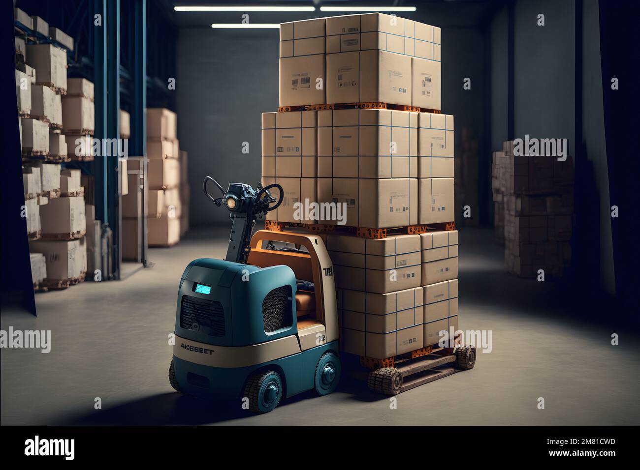 Robot pallet hi-res stock photography and images - Alamy