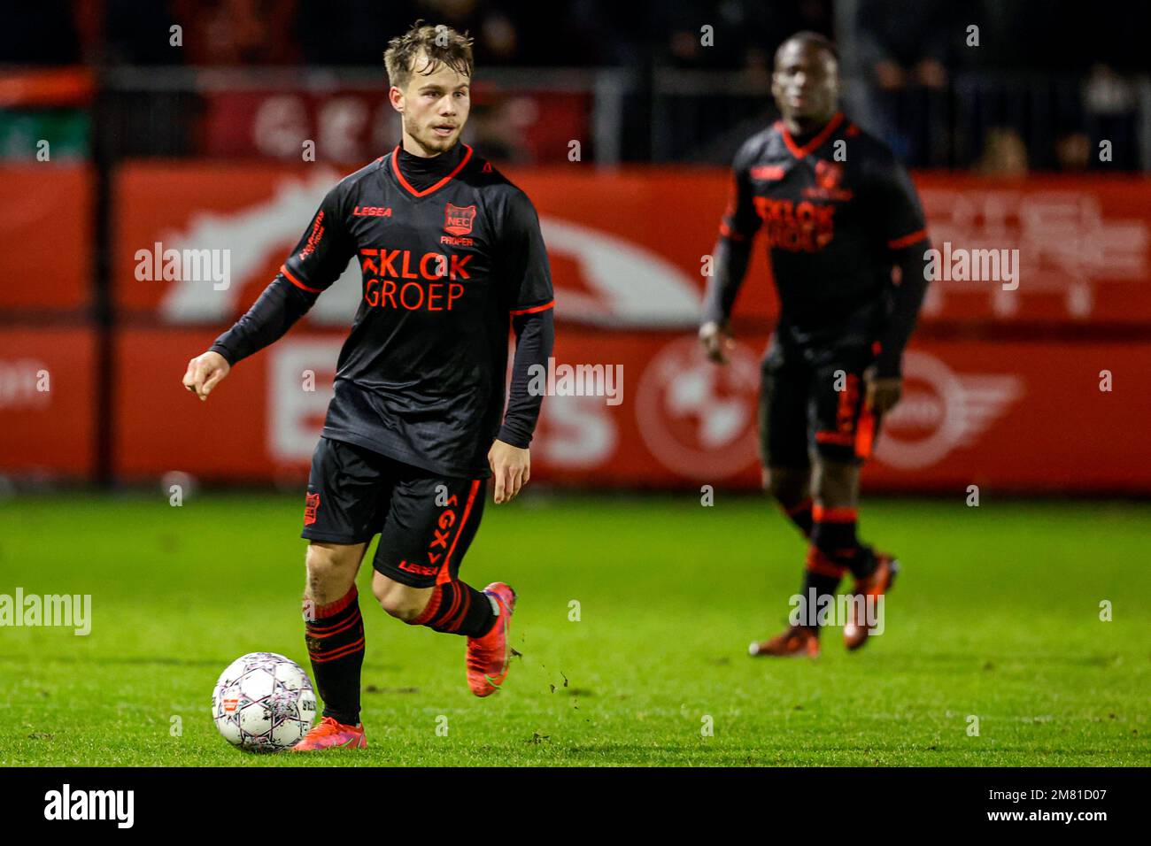 ALMERE, NETHERLANDS - JANUARY 11: Dirk Proper of NEC Nijmegen during ...