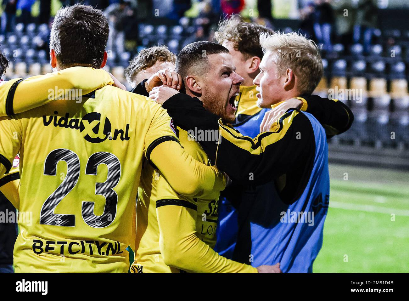 VENLO - 11-01-2023. VVV - Emmen (cup), Covebo stadion de Koel. Dutch ...