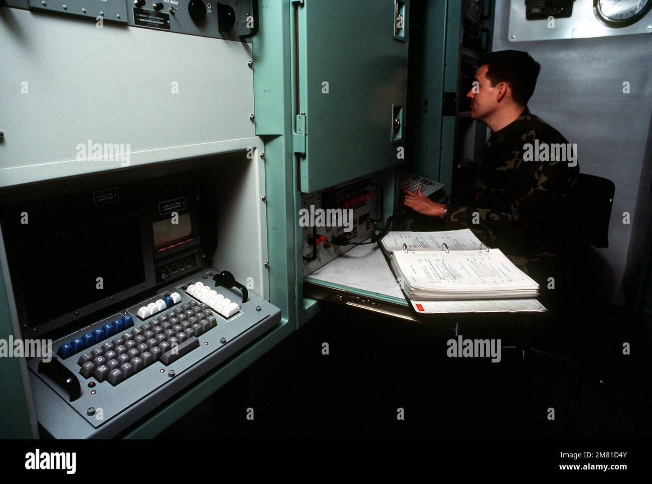 Captain Lawton Duncan, an instructor with the 868th Tactical Missile ...